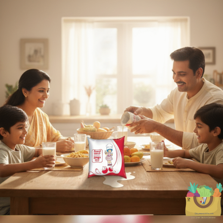 Amul Full Fat Milk-Gold(Dudh), 500ml – Sabzi Mandi